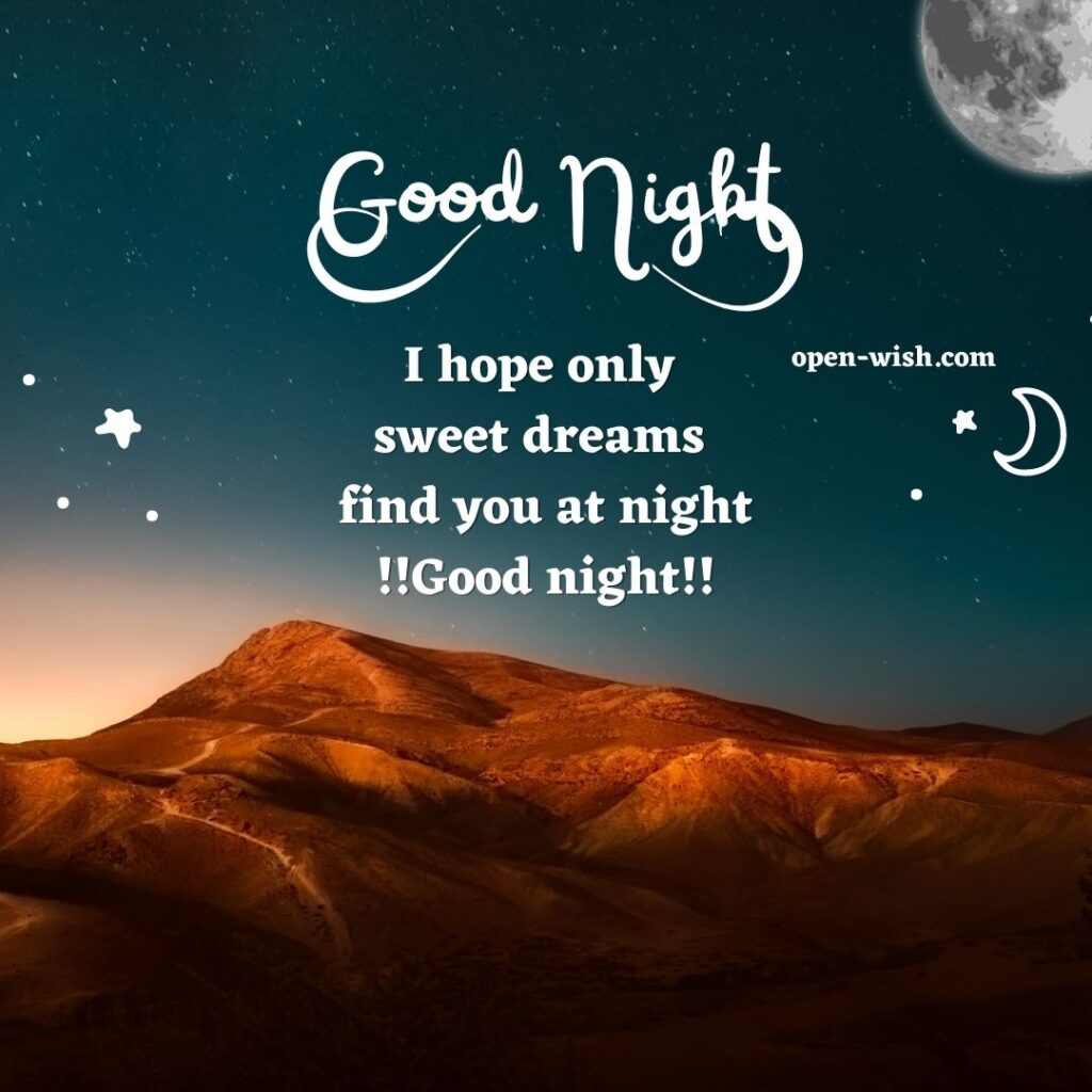 Good night messages wishes quotes